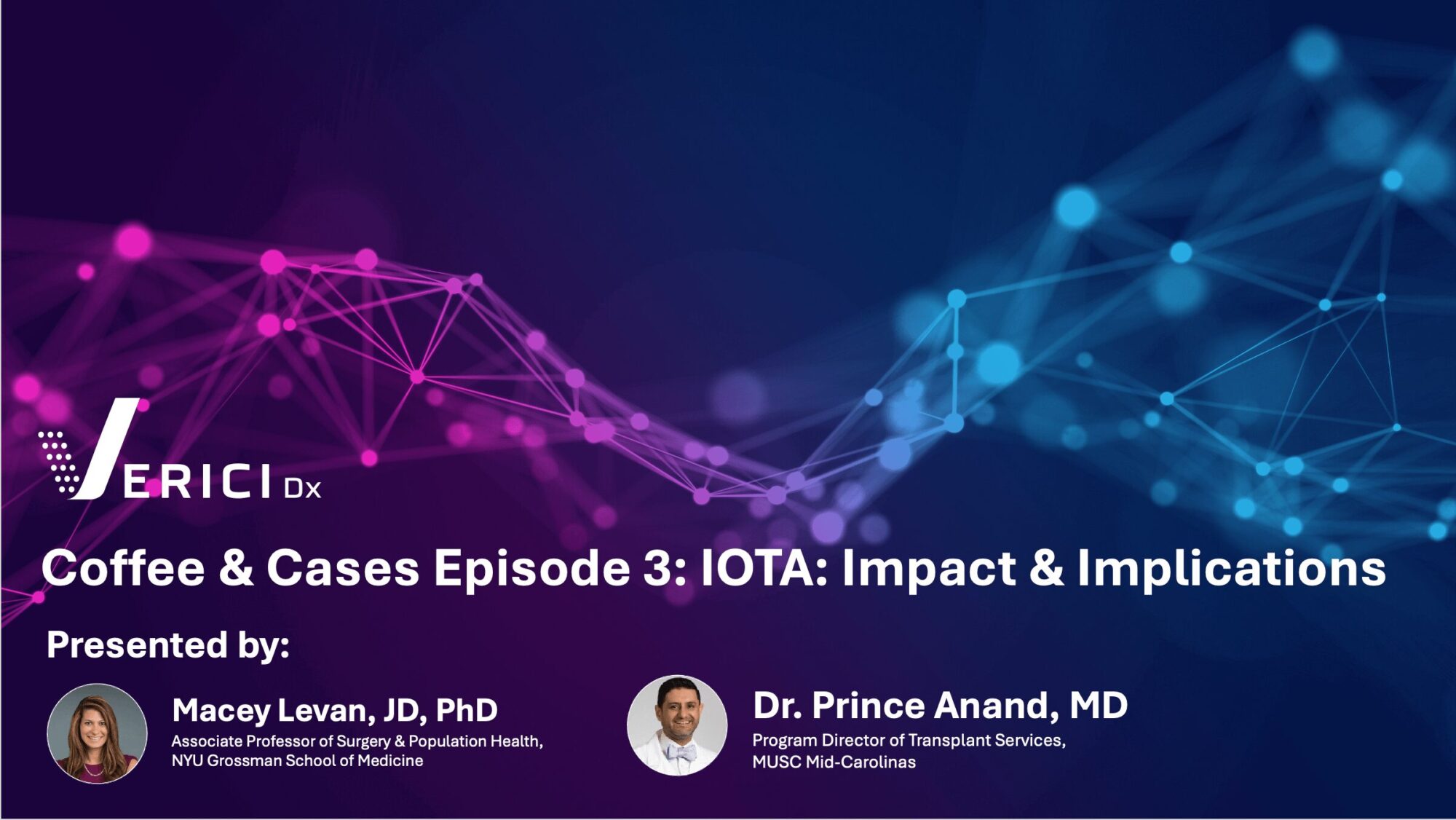 Verici Dx : Coffee & Cases Episode 3: IOTA: Impact & Implications ...